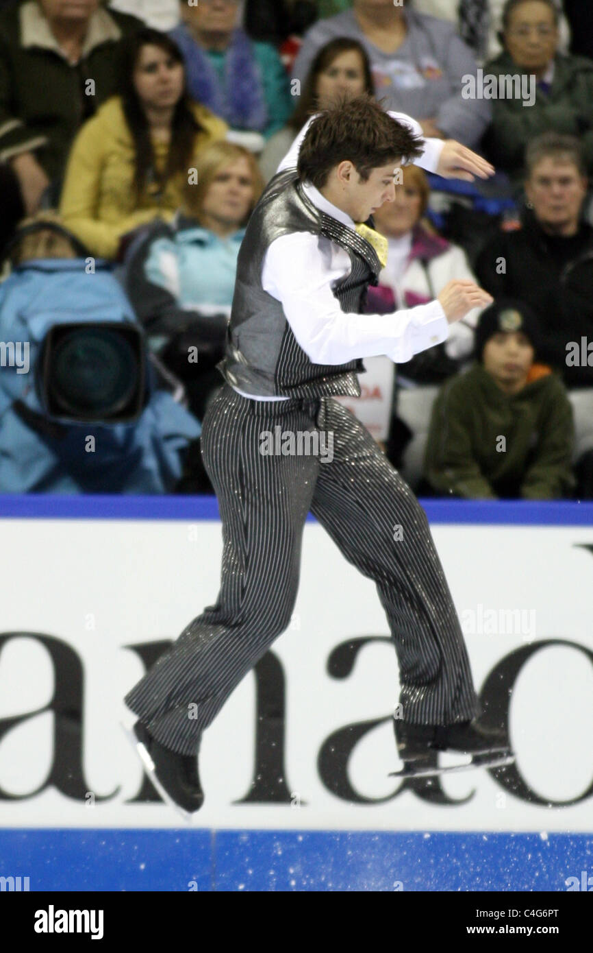 Louis-Philipe Sirois competes at the 2010 BMO Skate Canada National ...