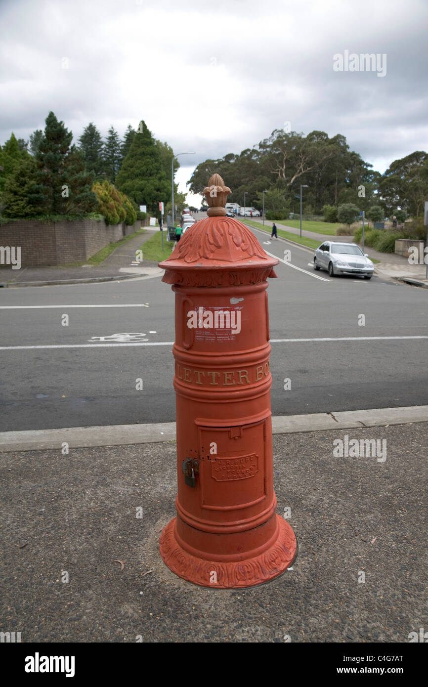 Postal letter box in Blue Mountain, New South Wales, Australia Stock ...