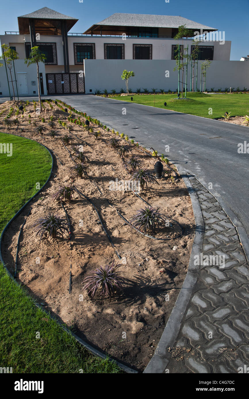 Al Gurm Abu Dhabi affluent expensive housing UAE Stock Photo - Alamy