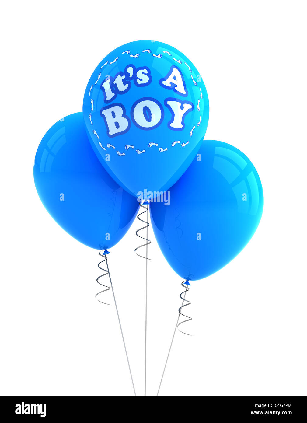 Baby boy birthday party Cut Out Stock Images & Pictures - Alamy