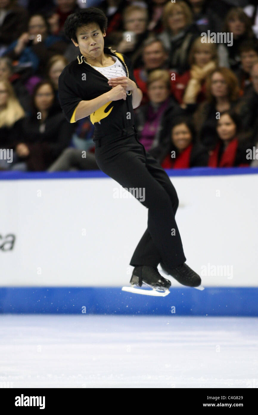 Andrew Lum competes at the 2010 BMO Canadian Figure Skating ...