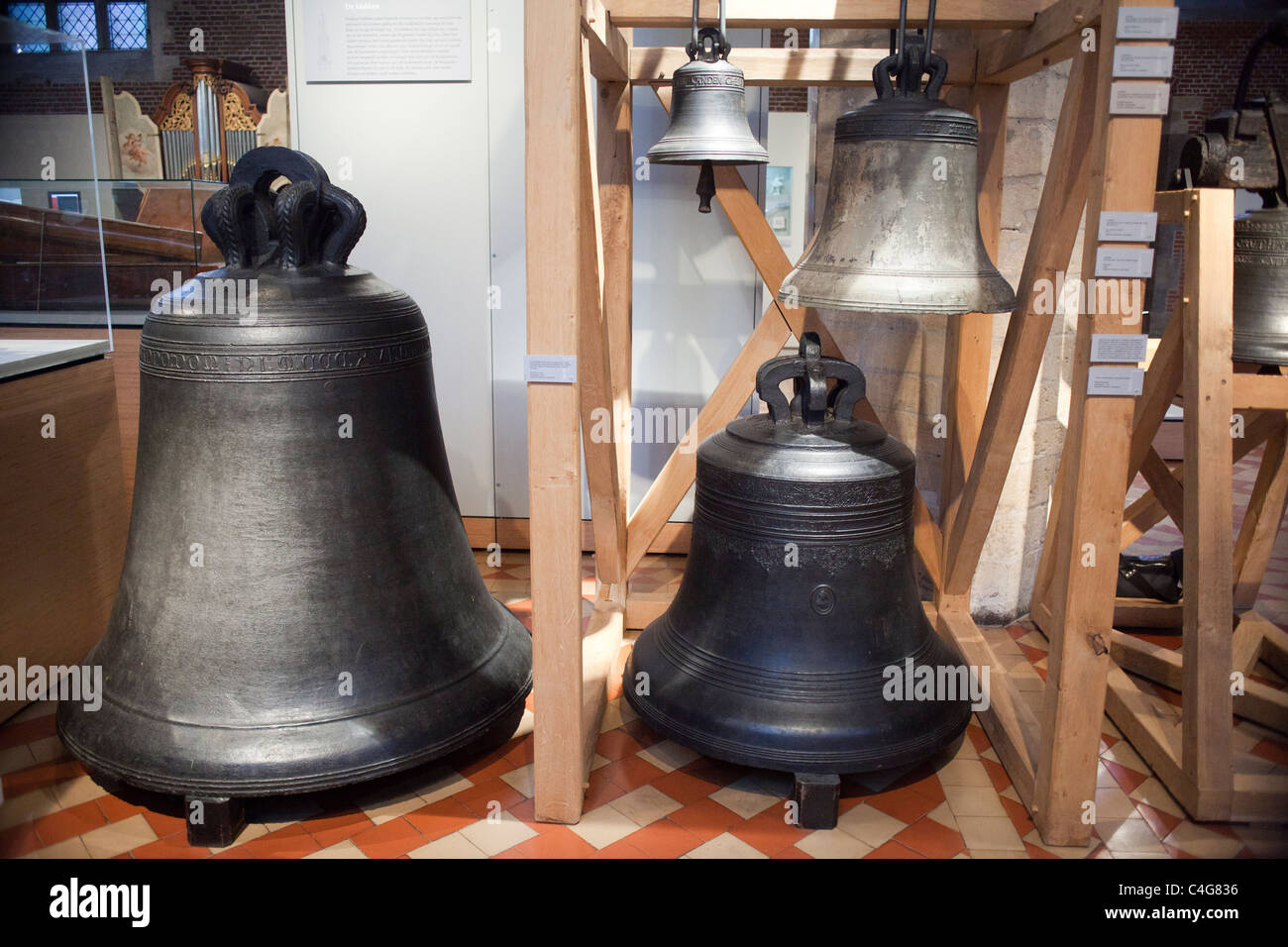 bells from cathedral Antwerp in Vleeshuis museum Stock Photo - Alamy