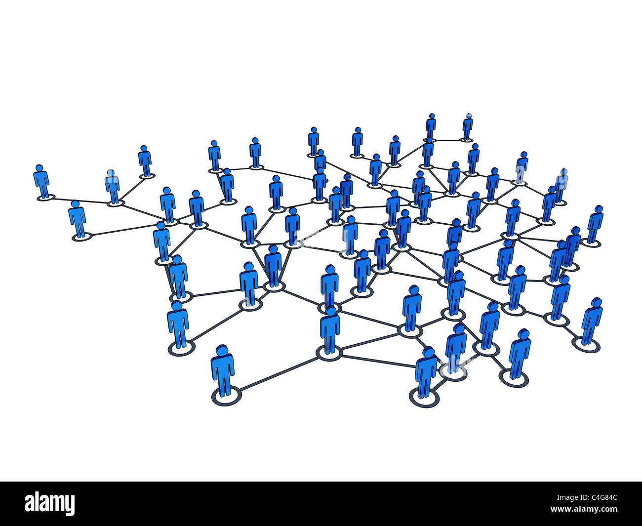 3d image of virtual people web connection background Stock Photo - Alamy