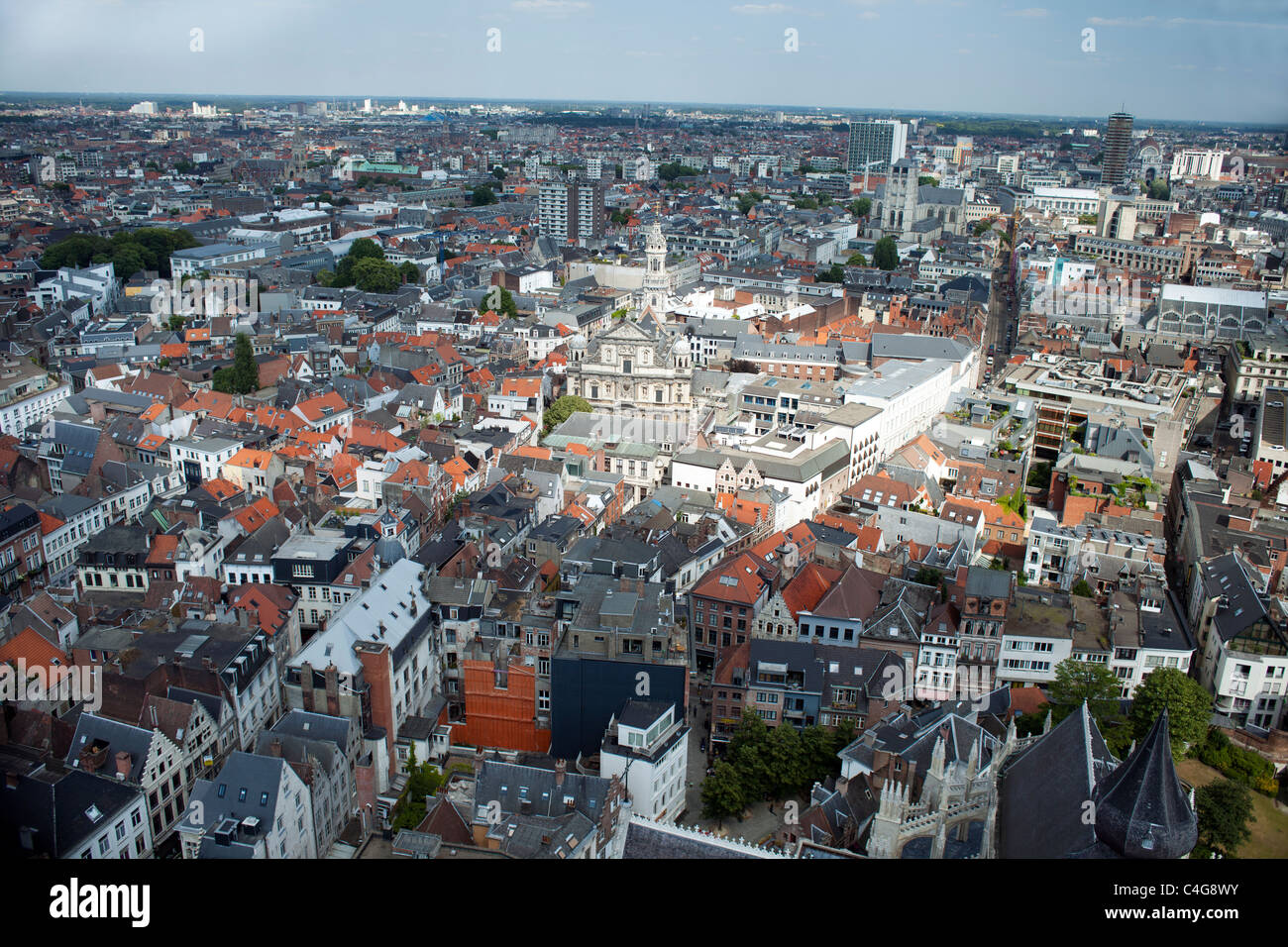 Belgium antwerpen amberes tower hi-res stock photography and images - Alamy