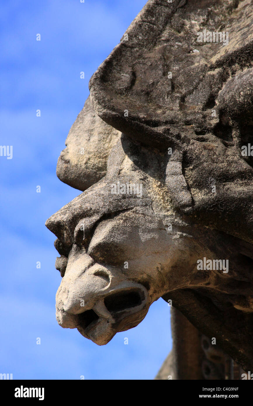 Gargoyle, Kidderminster, Worcestershire, England, Europe Stock Photo ...