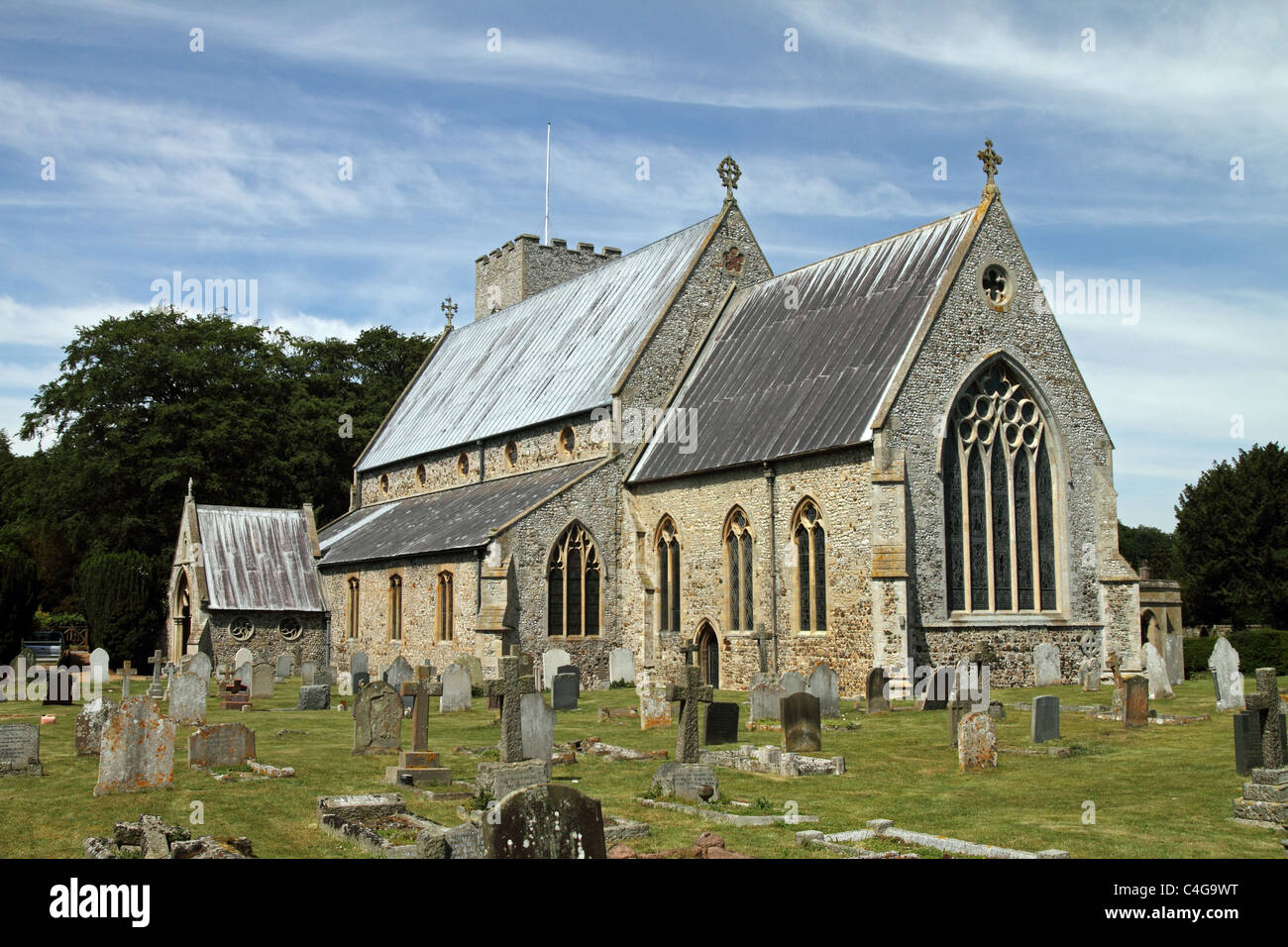 St Mary the Virgin Church - Old Hunstanton, Norfolk, England Stock ...