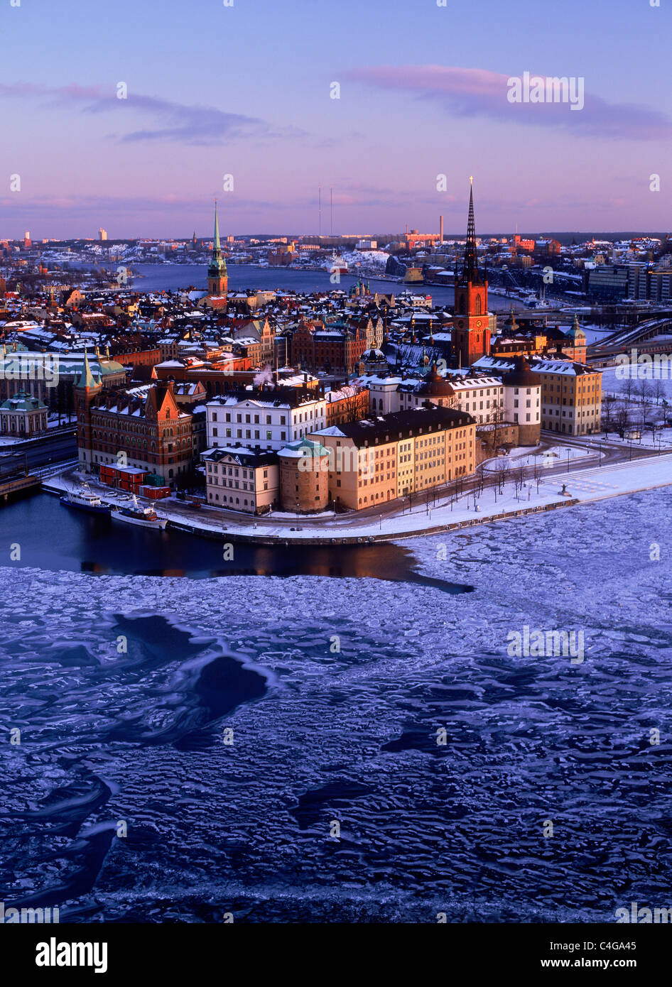 Skyline riddarholmen dusk hi-res stock photography and images - Alamy