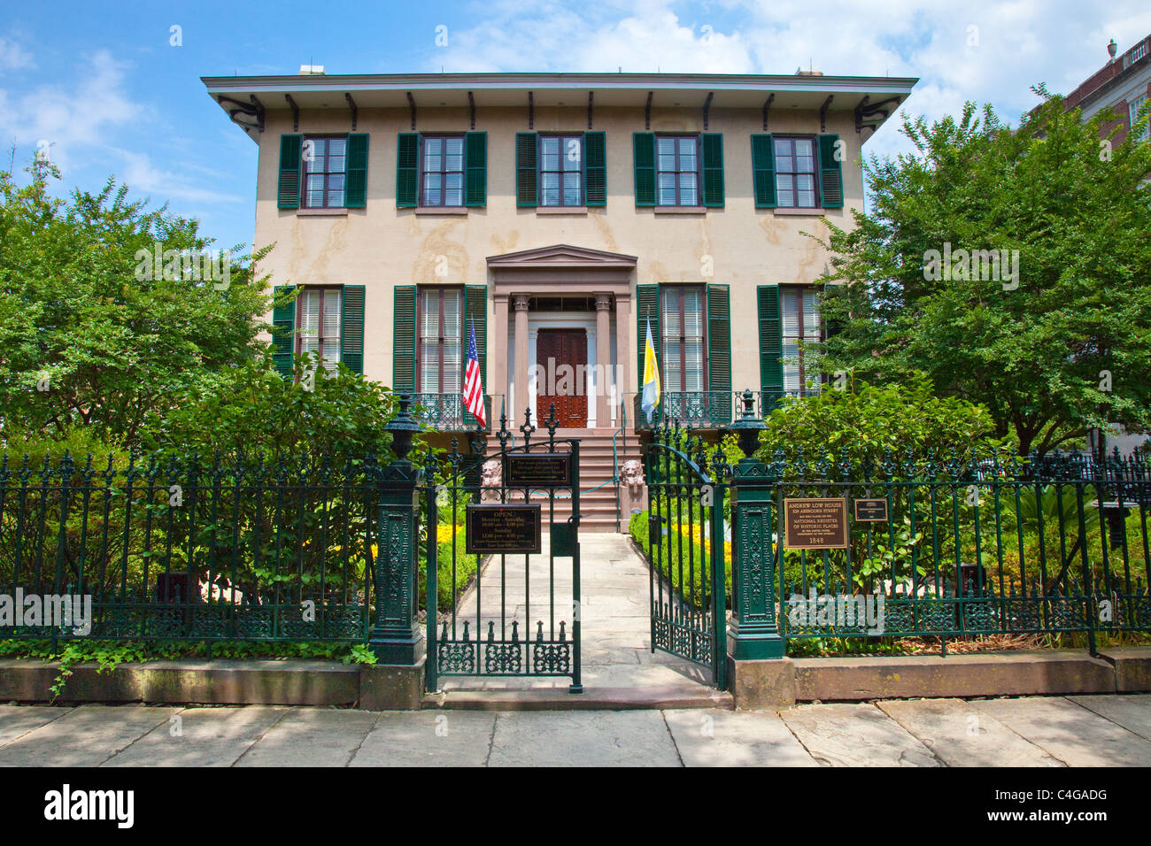 1848 Andrew Low House, National Register of Historic Places, Savannah ...