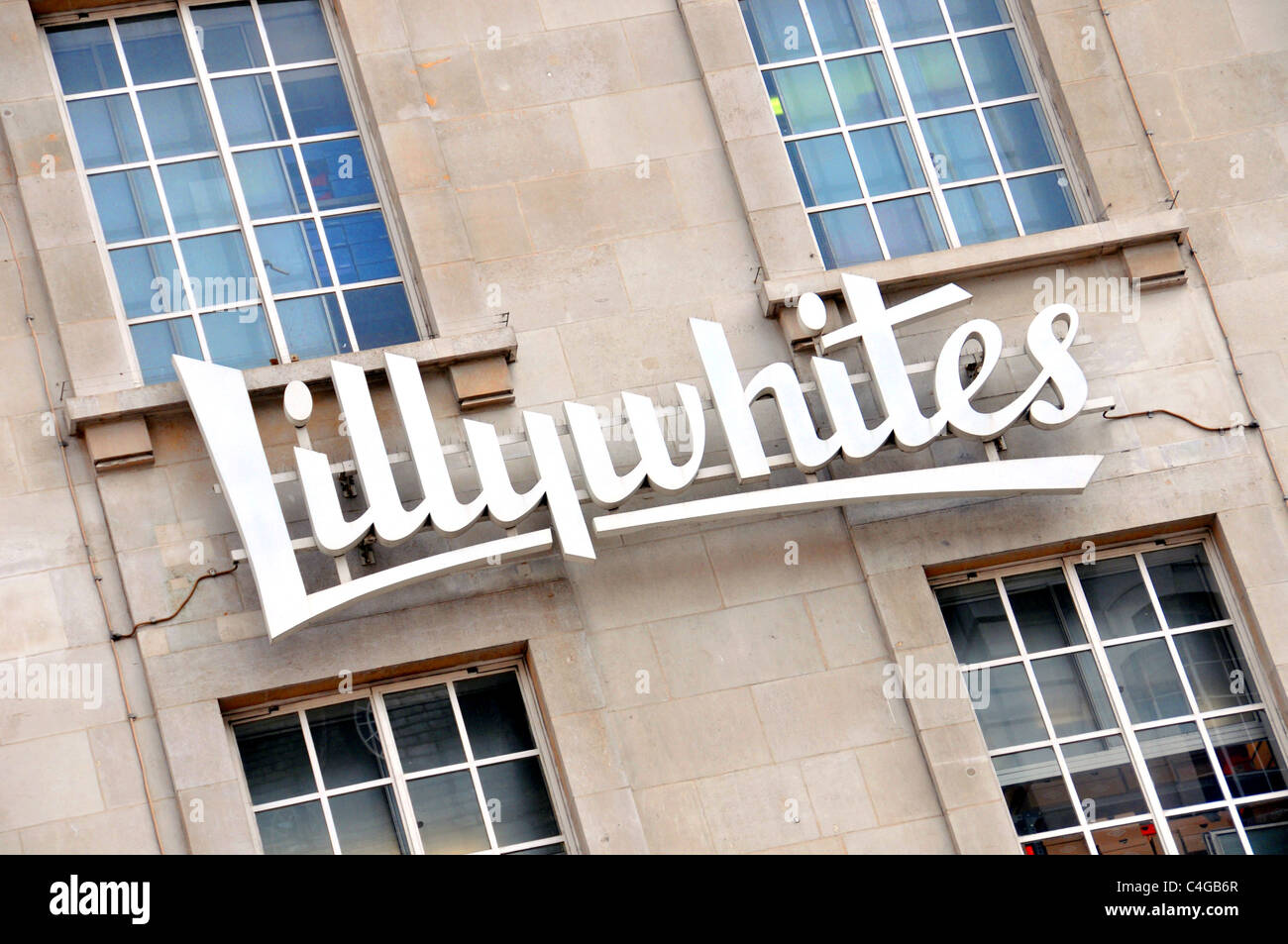 Lillywhites store Leicester Square Logo windows Stock Photo - Alamy