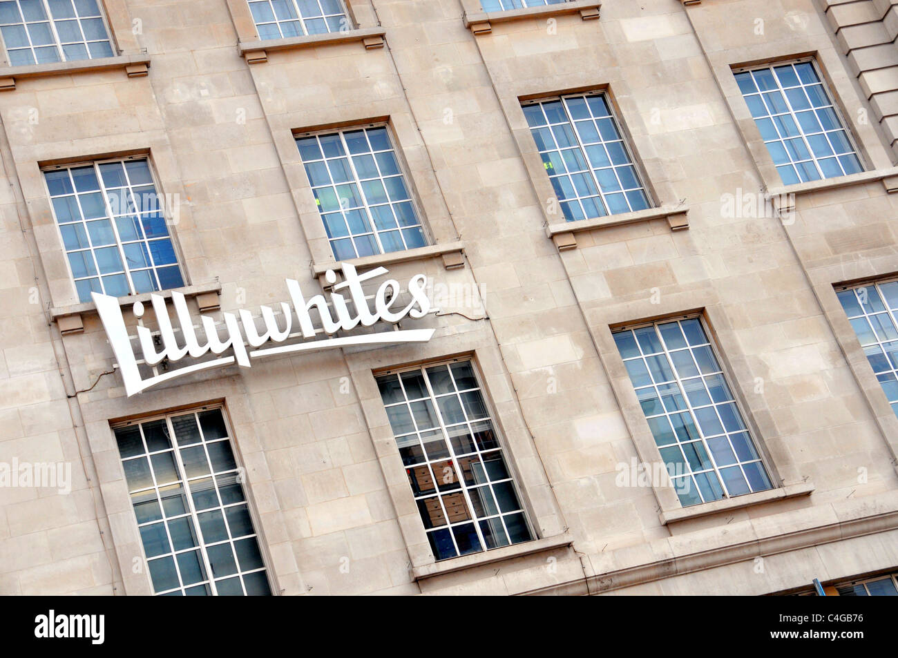 Lillywhites store Leicester Square Logo windows Stock Photo - Alamy