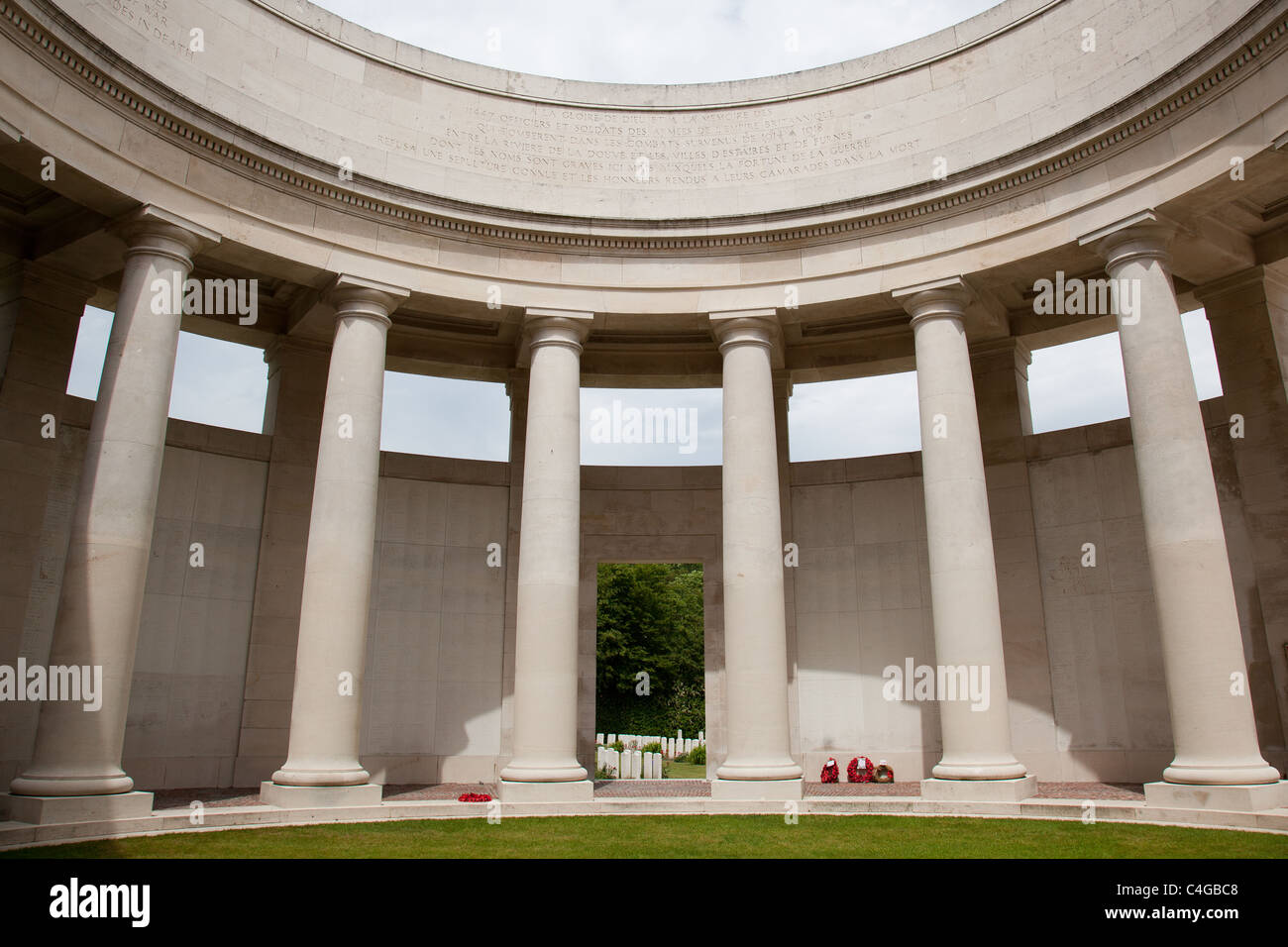 The Royal Berkshire Cemetery, a British war memorial and cemetery, near ...