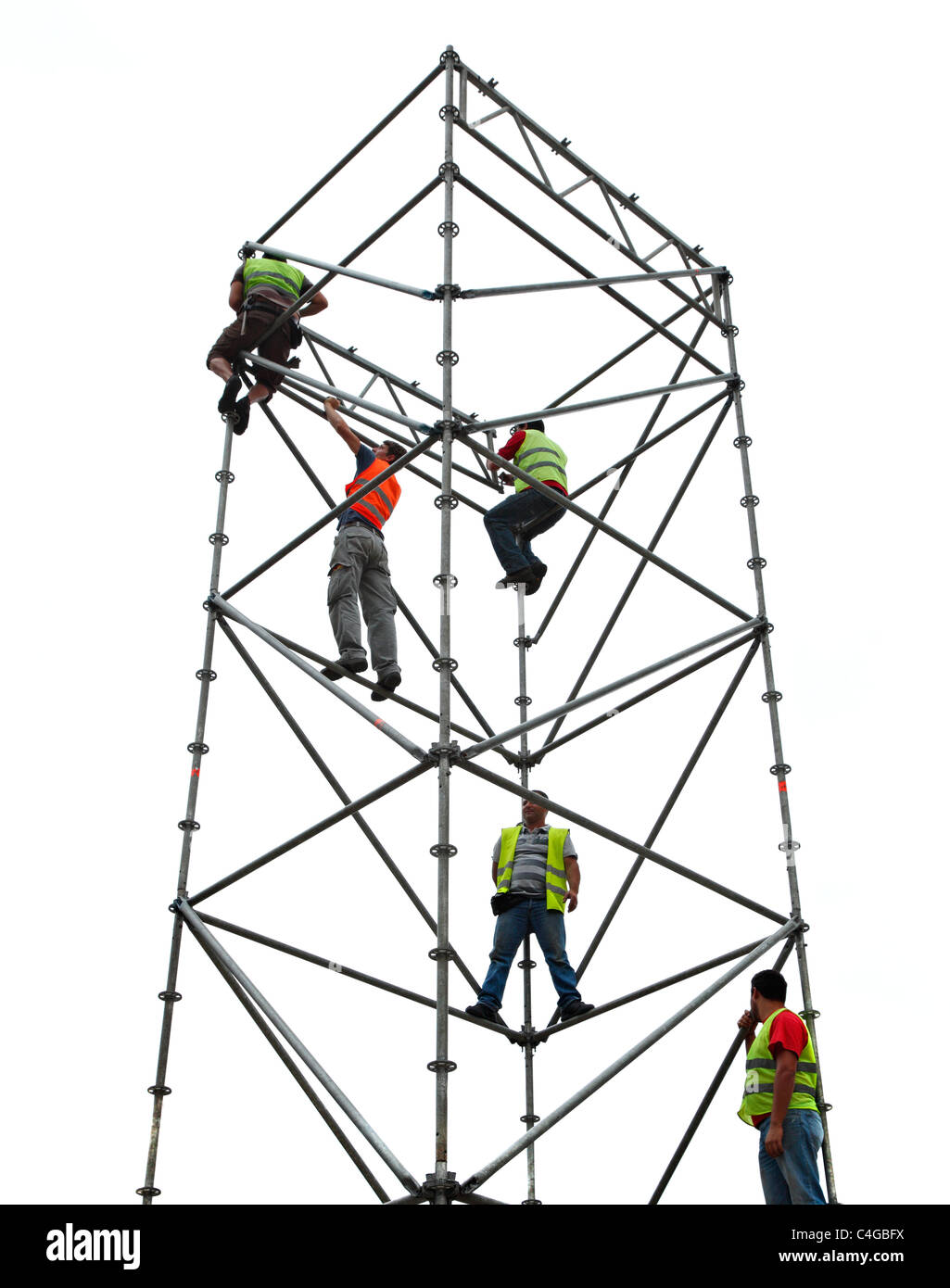 Scaffold tower hi-res stock photography and images - Alamy