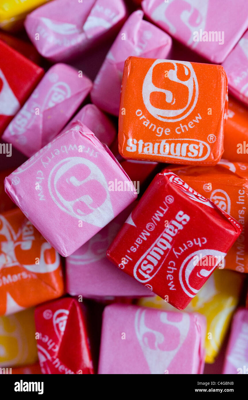 Starburst fruit candy hi-res stock photography and images - Alamy