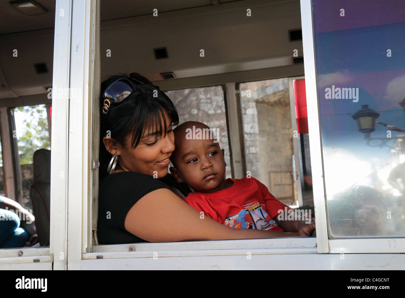 Dominican republic santo domingo bus hi-res stock photography and ...