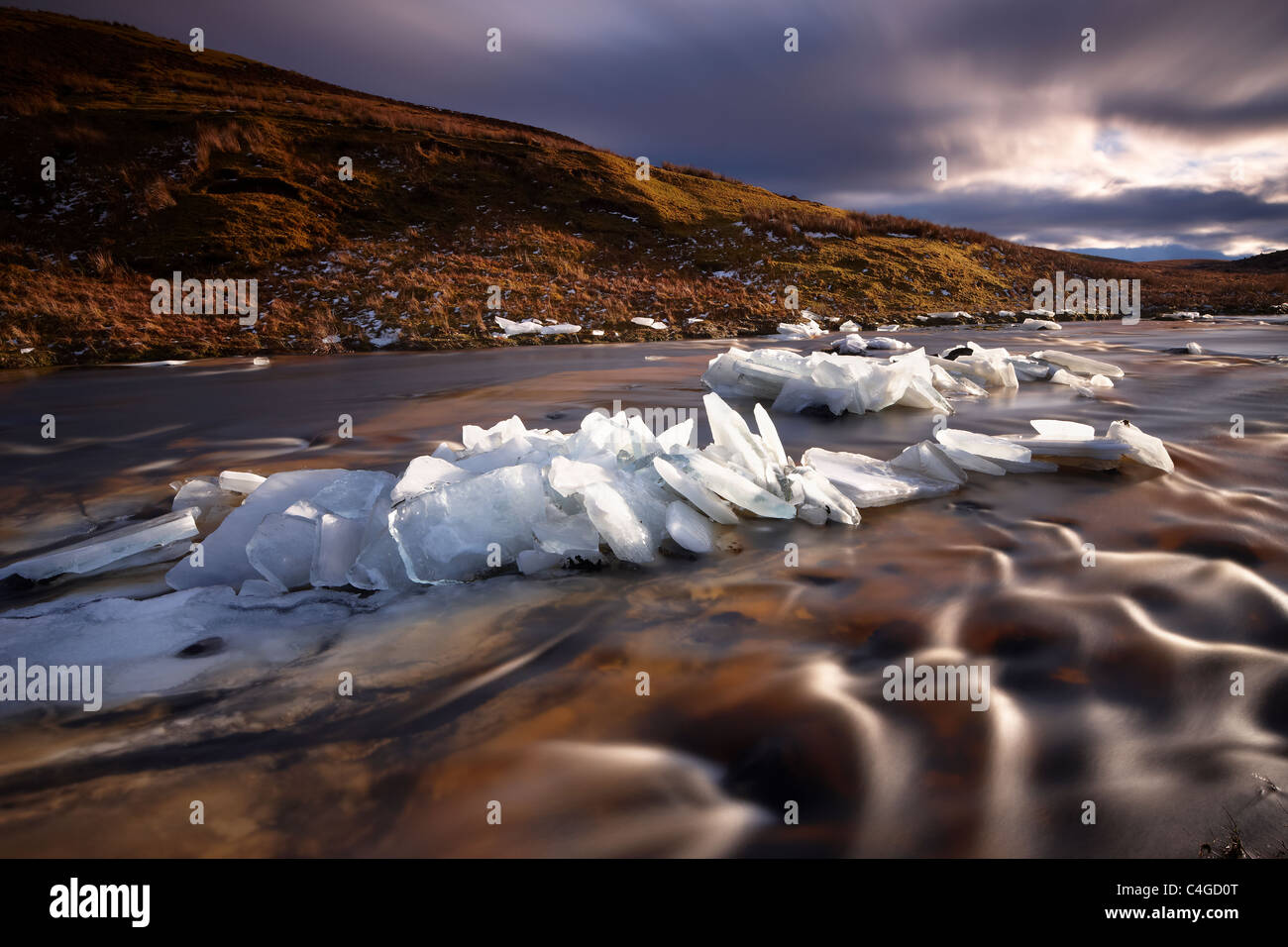 ice on Glen Bracadale, Isle of Skye, Scotland, UK Stock Photo - Alamy