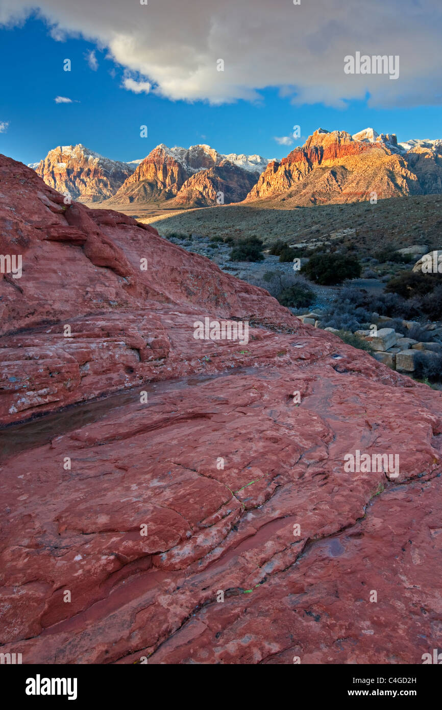 Region of Sandstone Quarry viewpoint, Spring Mountains, Red Rock Canyon ...