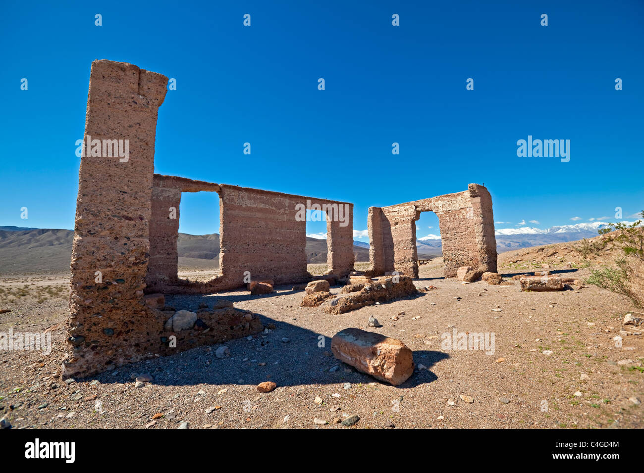 Ashford Mill Ruins, Death Valley National Park, California, USA Stock ...
