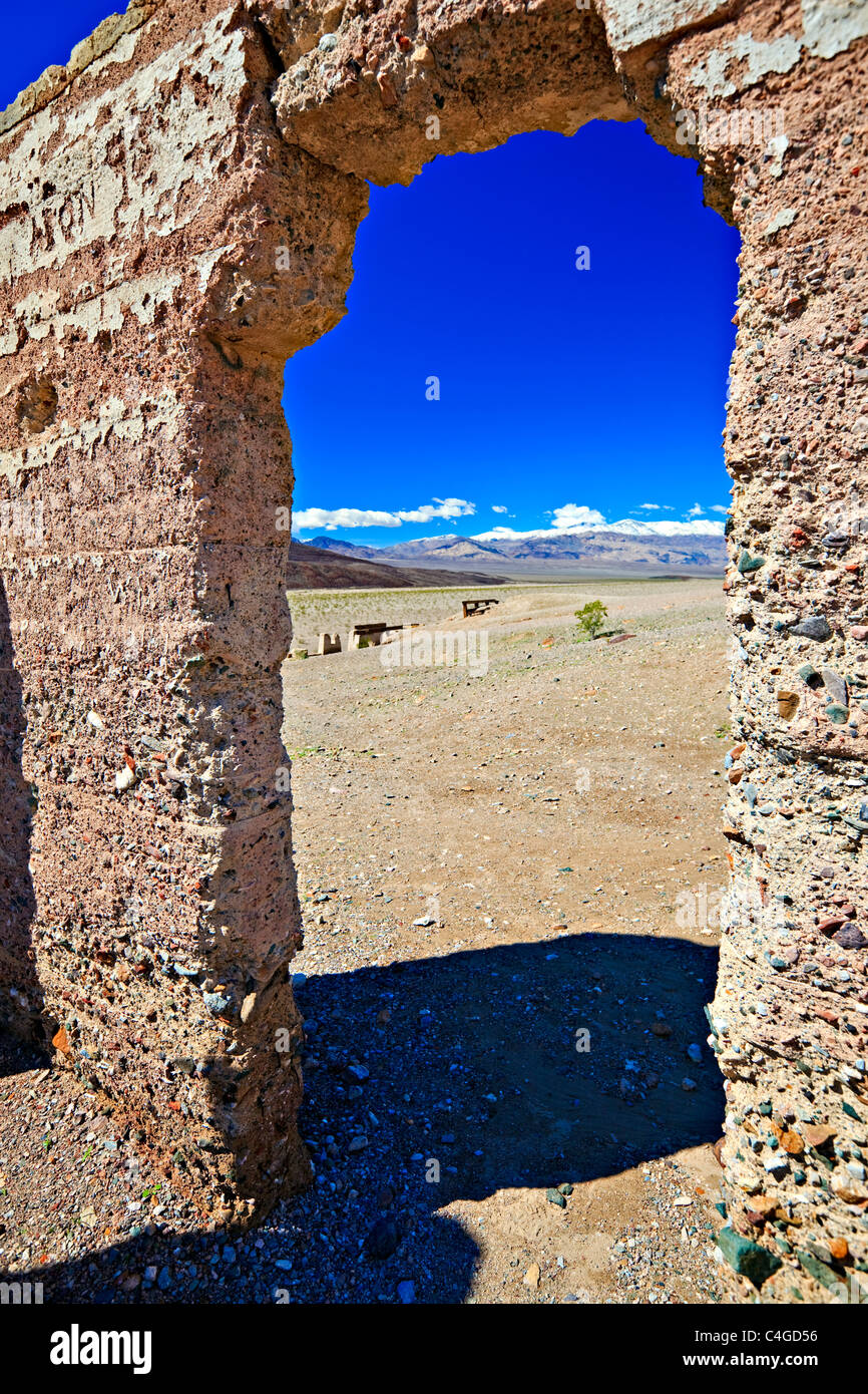 Ashford Mill Ruins, Death Valley National Park, California, USA Stock ...