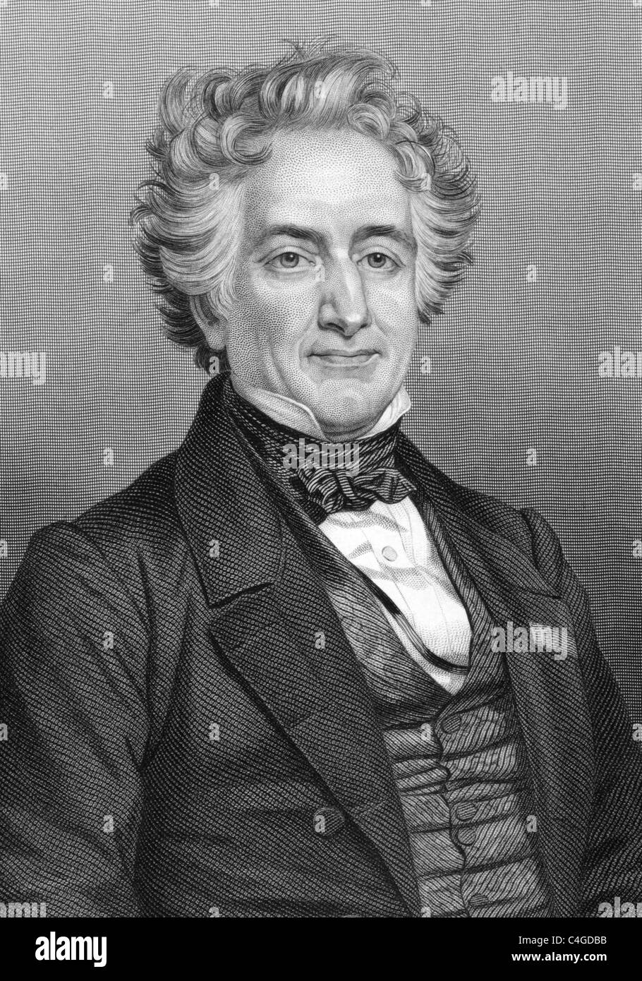 Michel Eugene Chevreul (1786-1889) on engraving from 1800s. French ...