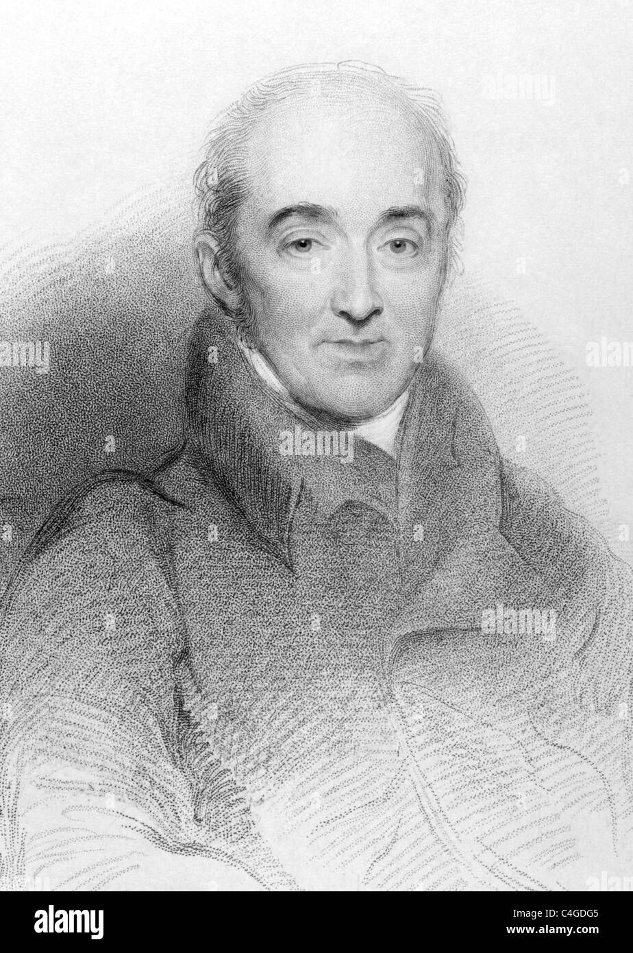 Samuel Rogers (1763-1855) on engraving from 1834.English poet. Engraved ...