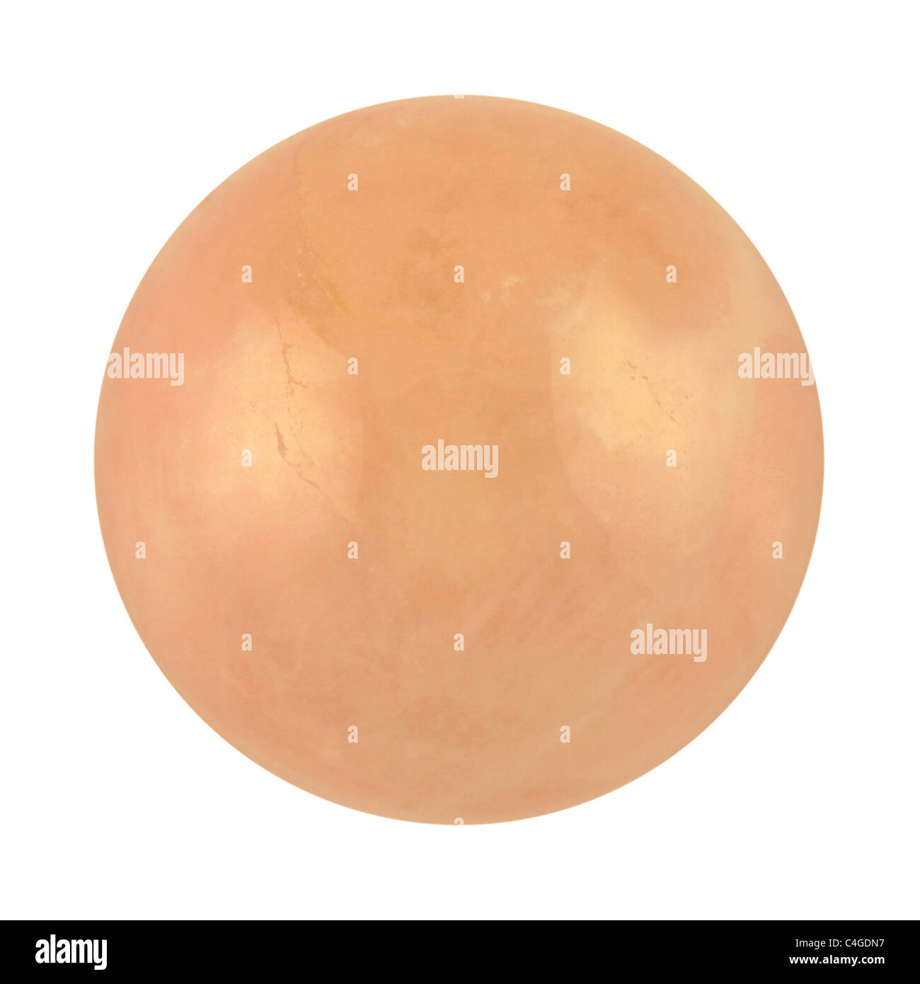 Quartz sphere isolated in white Stock Photo - Alamy