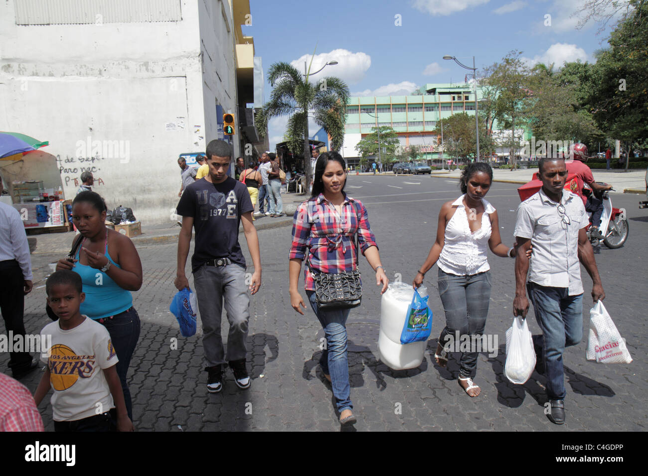 Santo Domingo Dominican Republic,Calle Ravelo,street corner ...