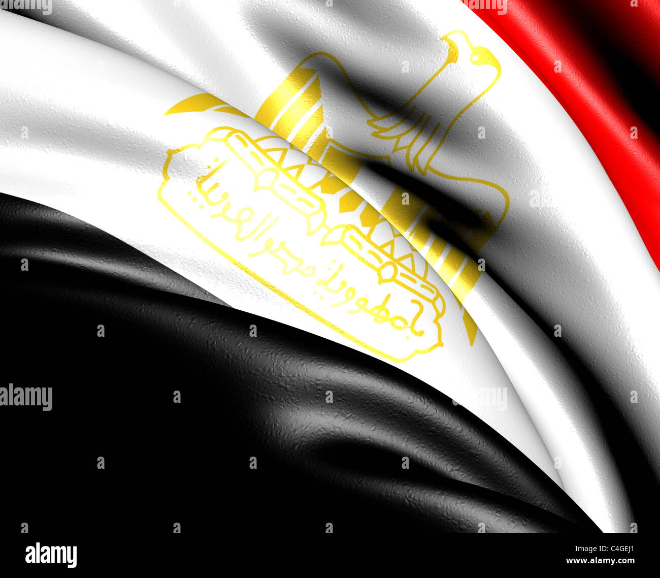 Flag of Egypt. Close up Stock Photo - Alamy