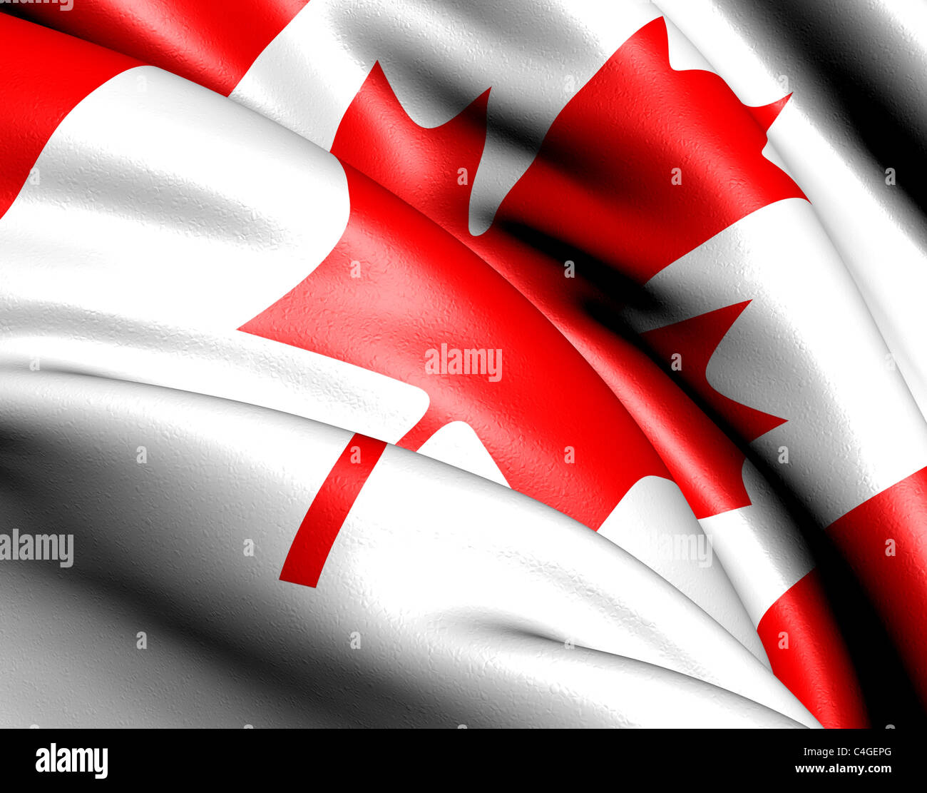 Flag of Canada. Close up Stock Photo - Alamy