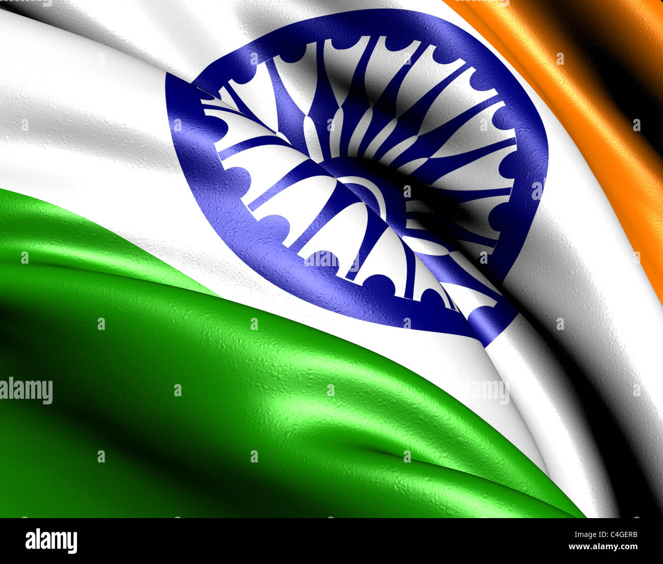 Flag of India. Close up Stock Photo - Alamy