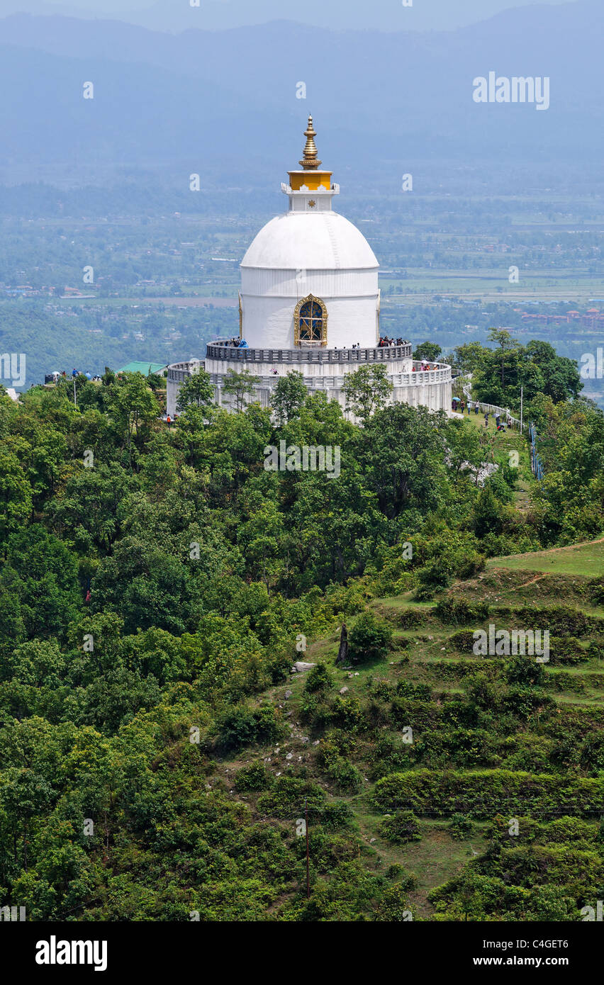 Peace stupa of nepal hi-res stock photography and images - Alamy