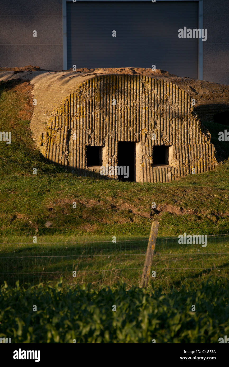 World War One British bunkers at Langhof Farm near Ypres. A chateau ... World War One British bunkers at Langhof Farm near Ypres. A chateau ...