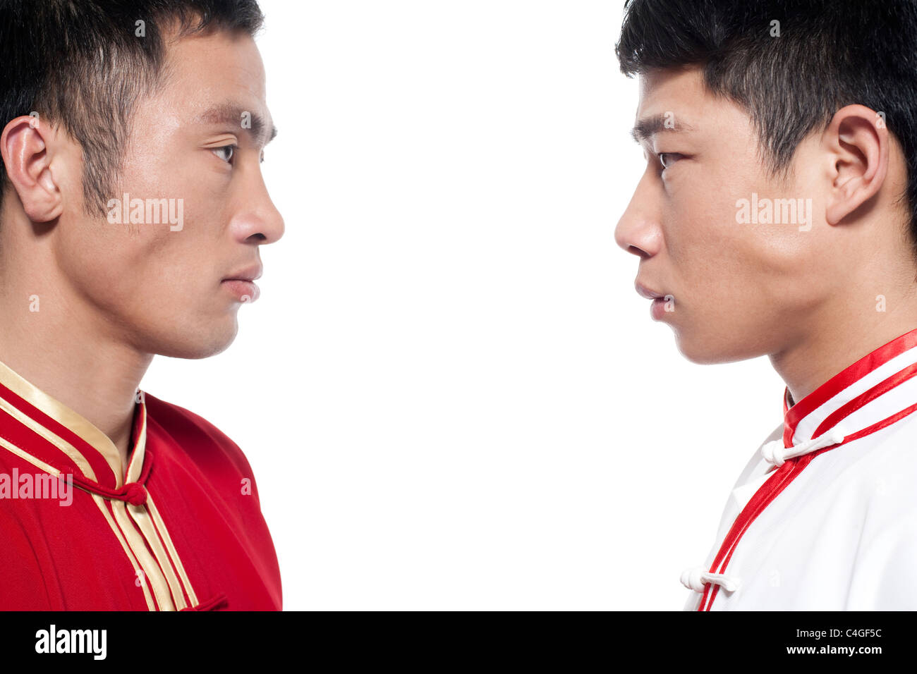 Two Rivals Face to Face Stock Photo - Alamy
