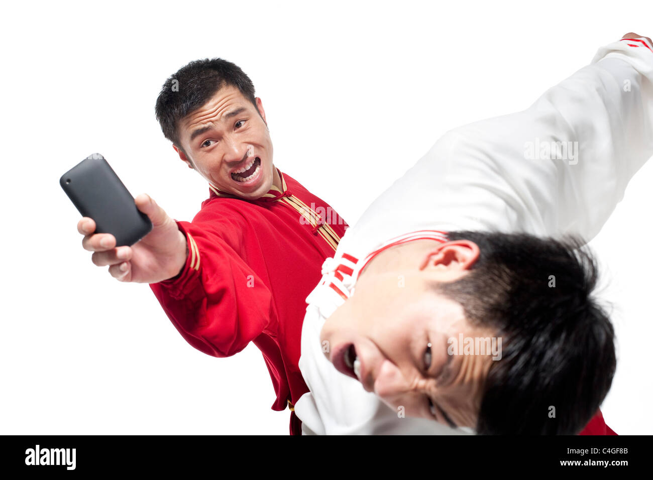 Two Rivals Fighting Stock Photo - Alamy