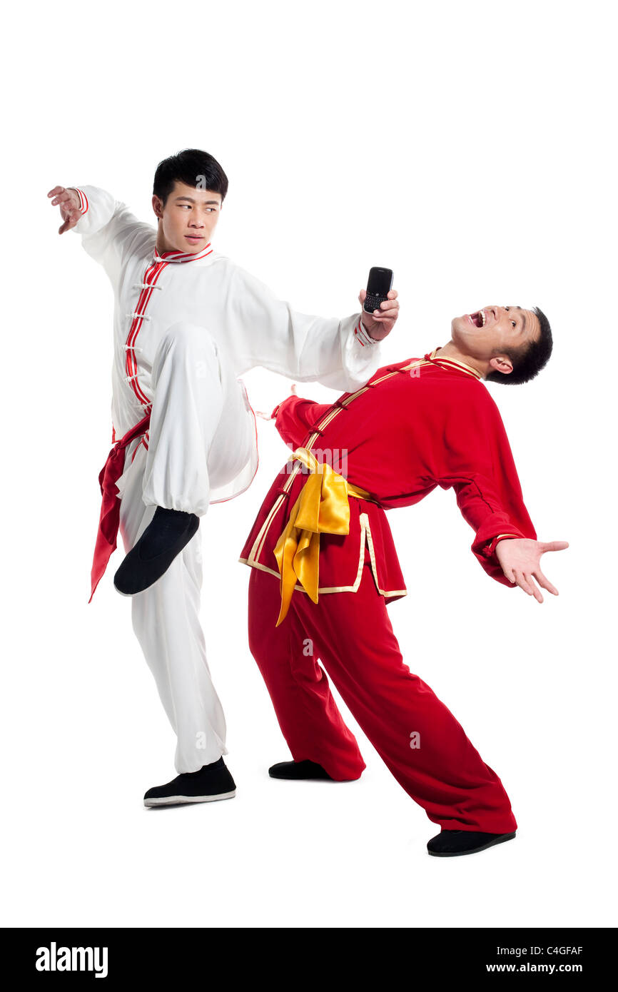 Two Rivals Fighting Stock Photo - Alamy