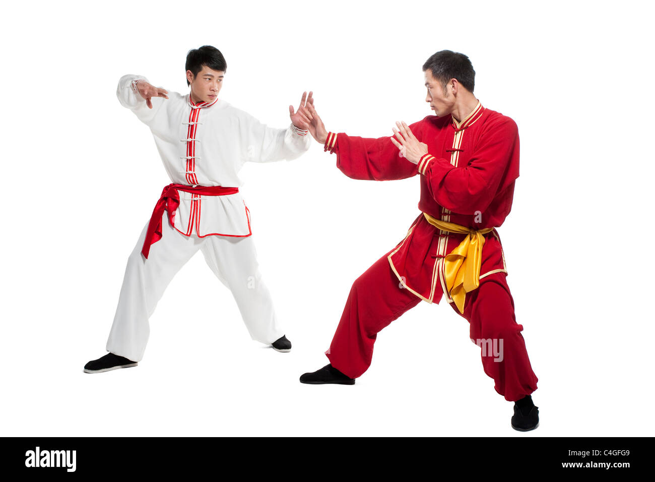 Wushu stance Cut Out Stock Images & Pictures - Alamy