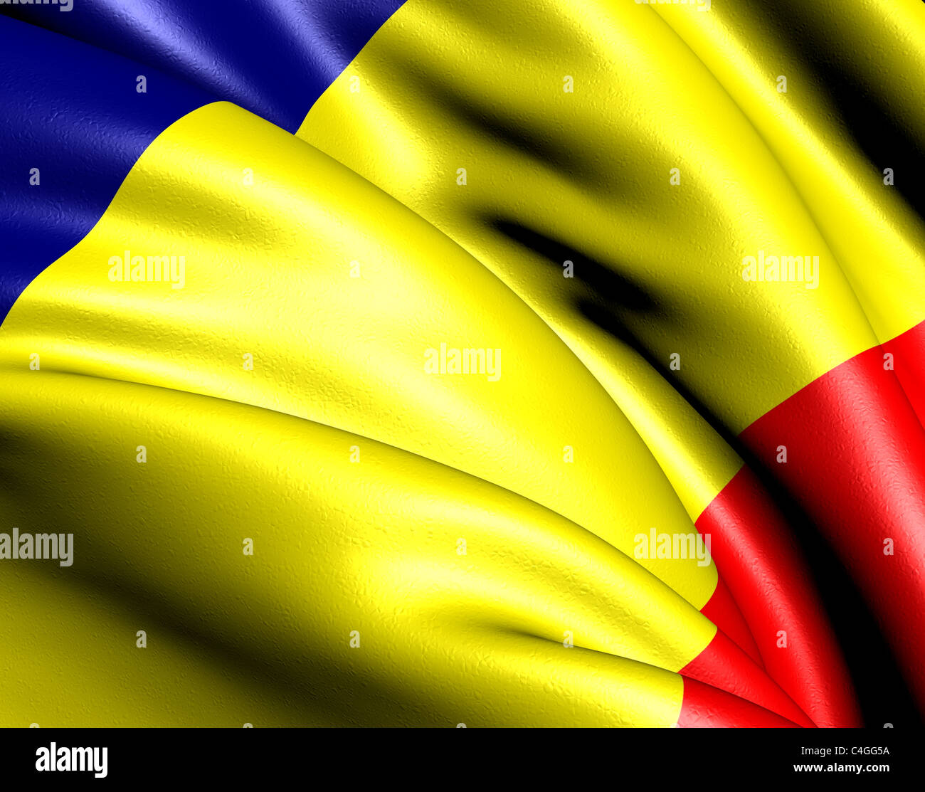 Flag of Romania. Close up Stock Photo - Alamy