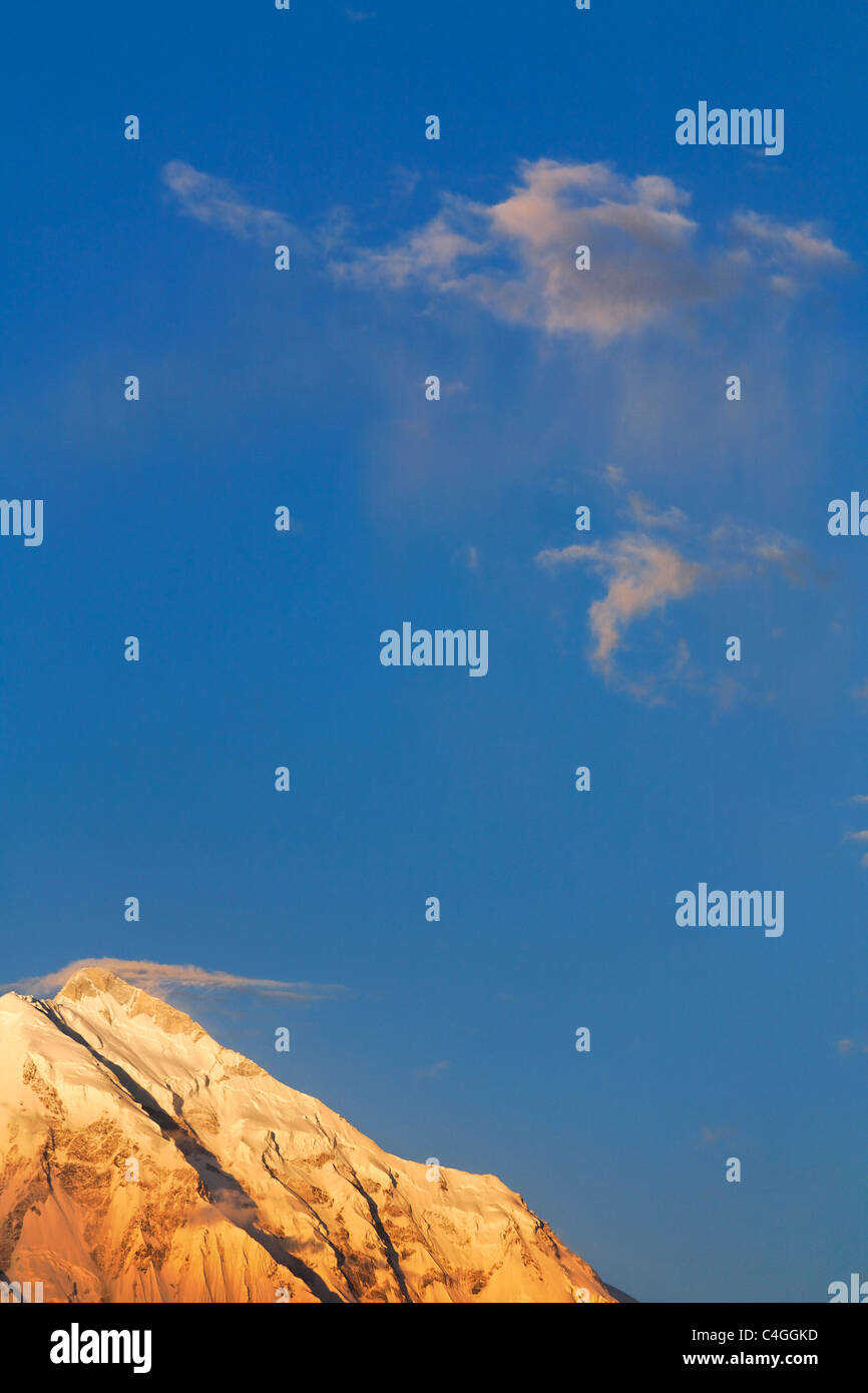 Pakistan - Karakorum - Hunza Valley - Rakaposhi mountain Stock Photo ...