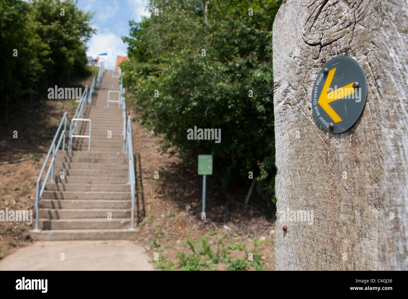 Stour and Orwell Walk Stock Photo - Alamy