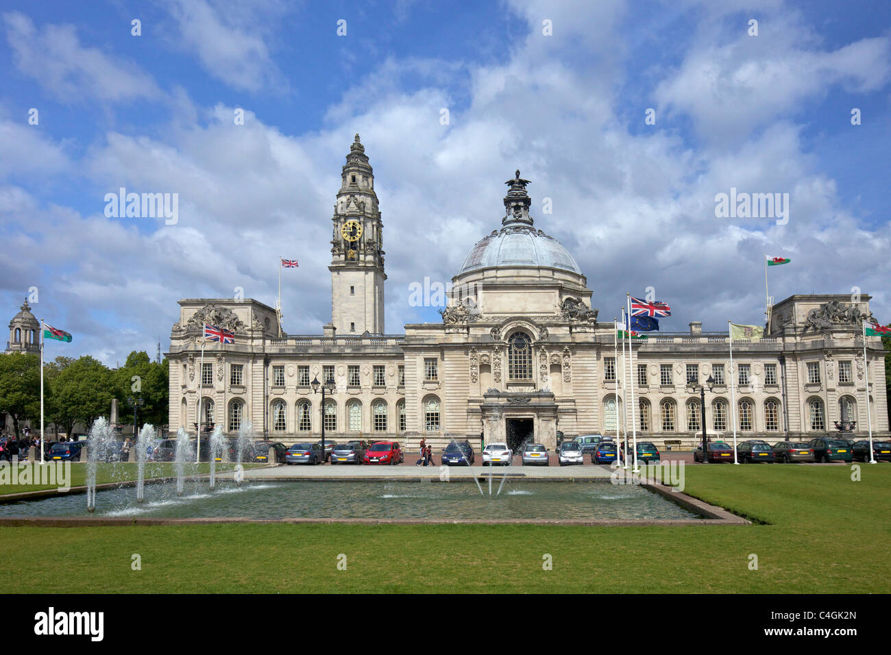 Cardiff civic centre hi-res stock photography and images - Alamy
