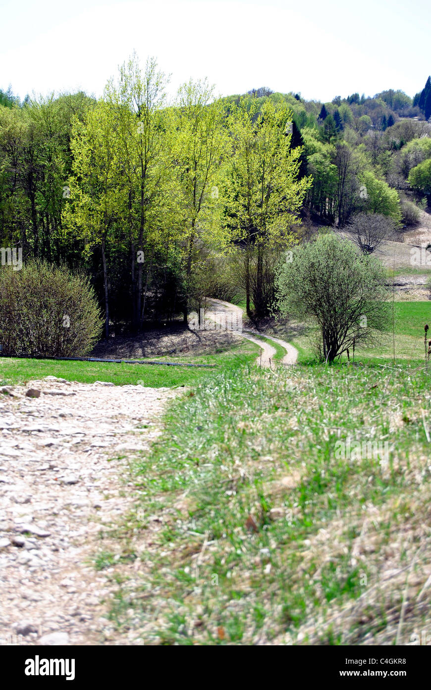 Roadside view beautiful colors hi-res stock photography and images - Alamy