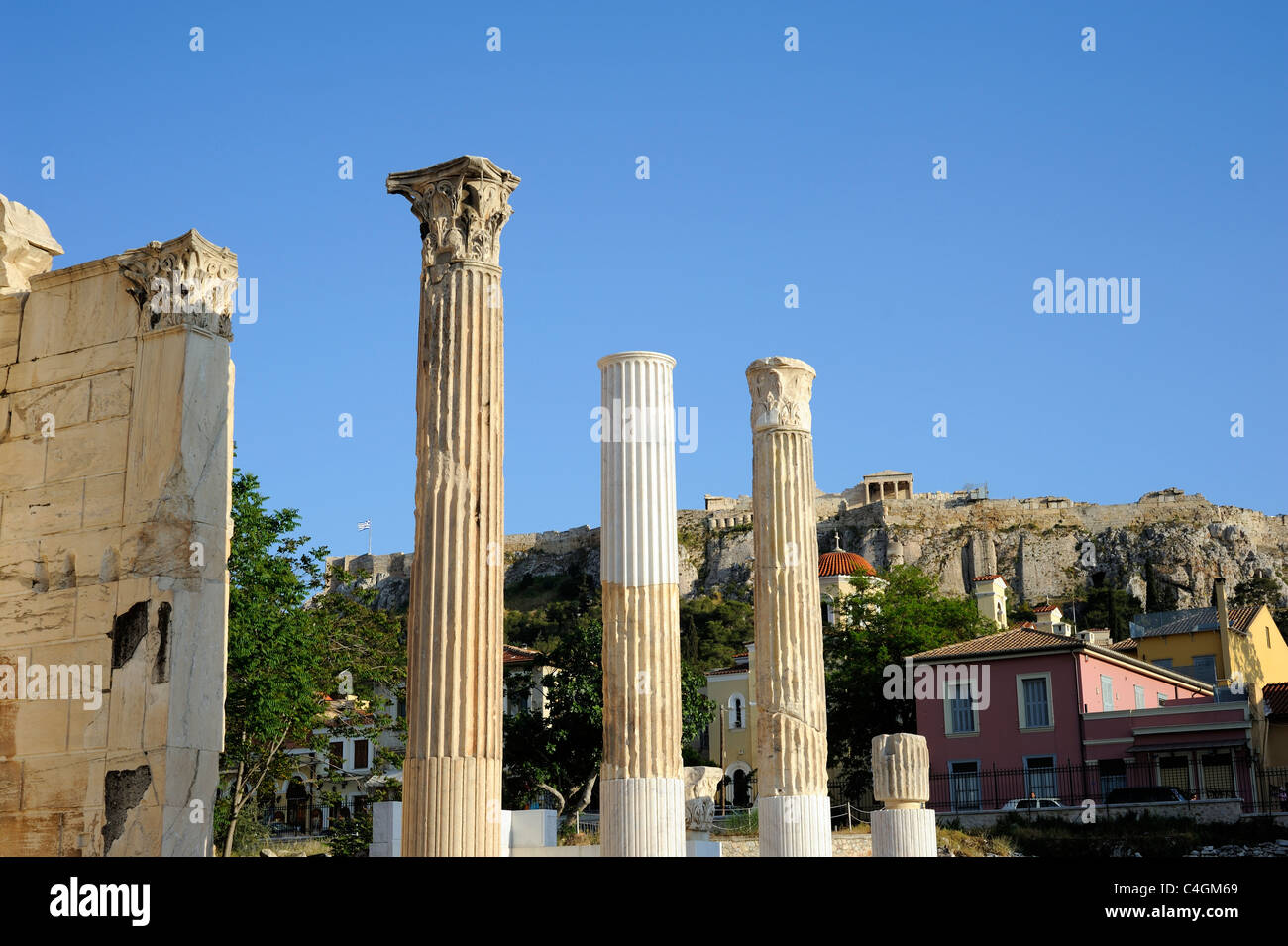 Hadrians column hi-res stock photography and images - Alamy