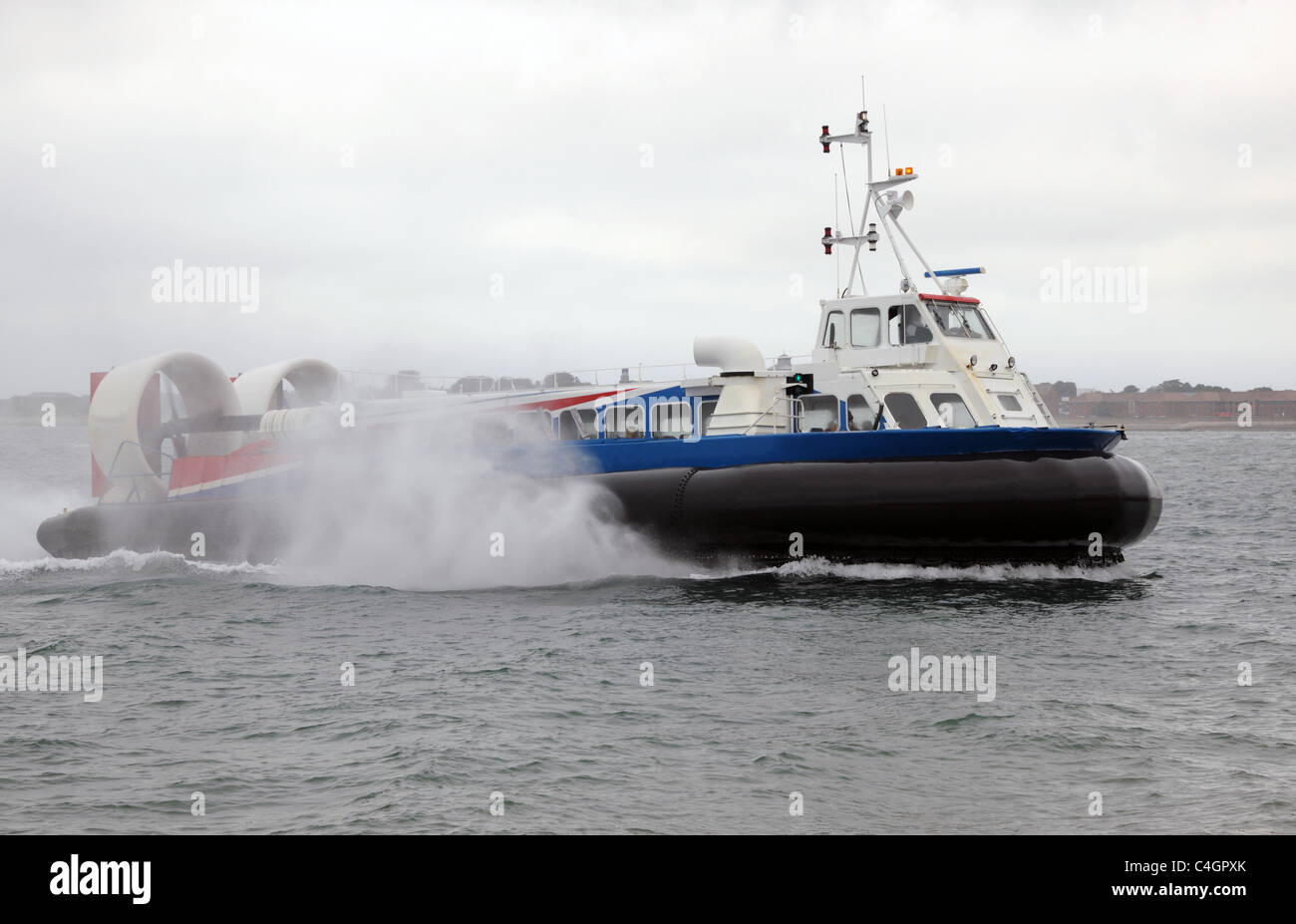 A commercial passenger hovercraft Stock Photo - Alamy