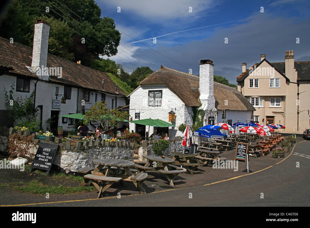 Porlock weir england pub hi-res stock photography and images - Alamy