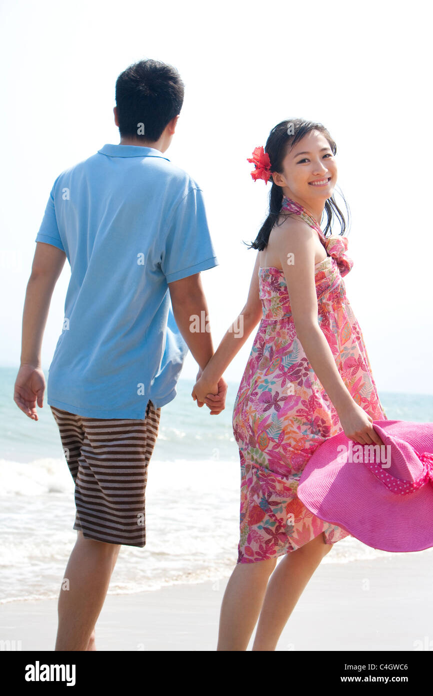 Happy Couple on Vacation Stock Photo - Alamy