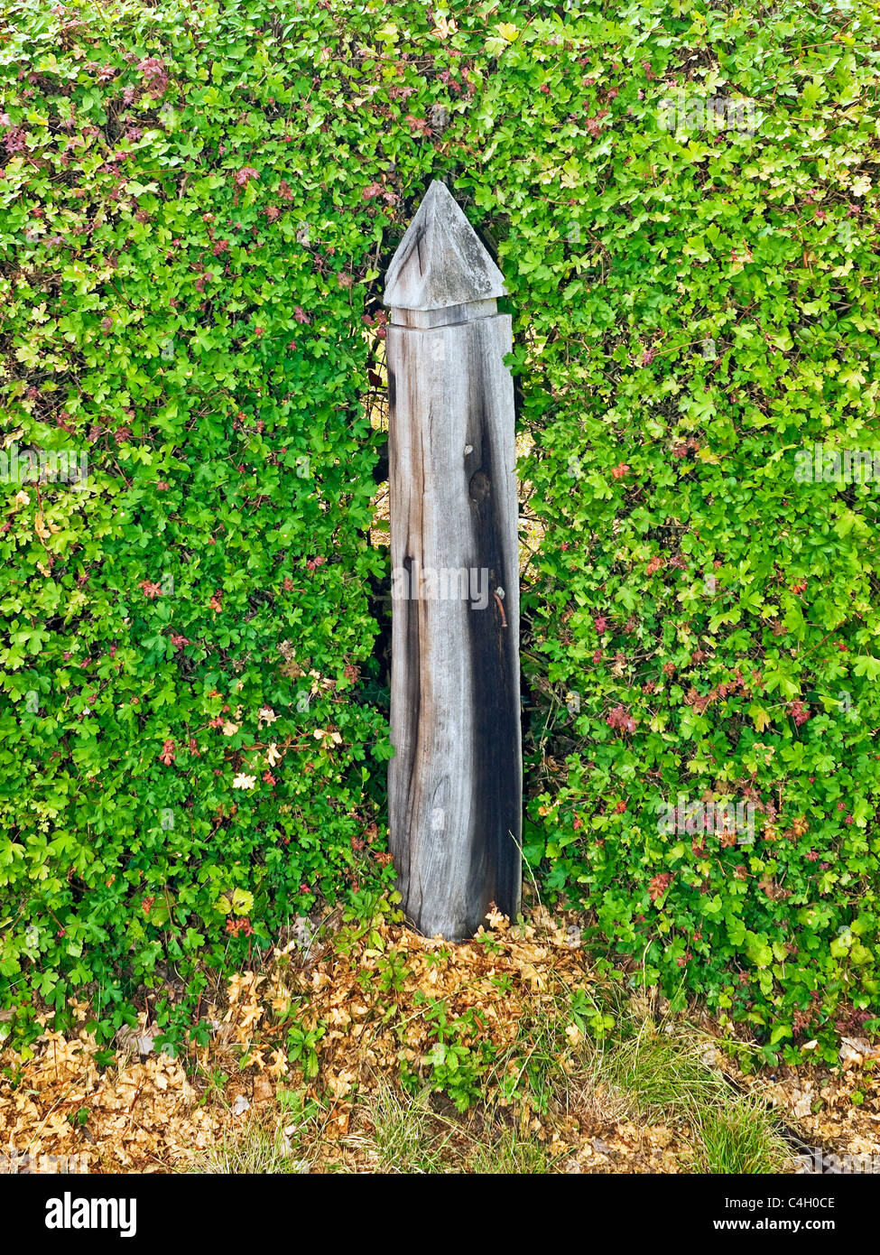 Garden gate post hi-res stock photography and images - Alamy