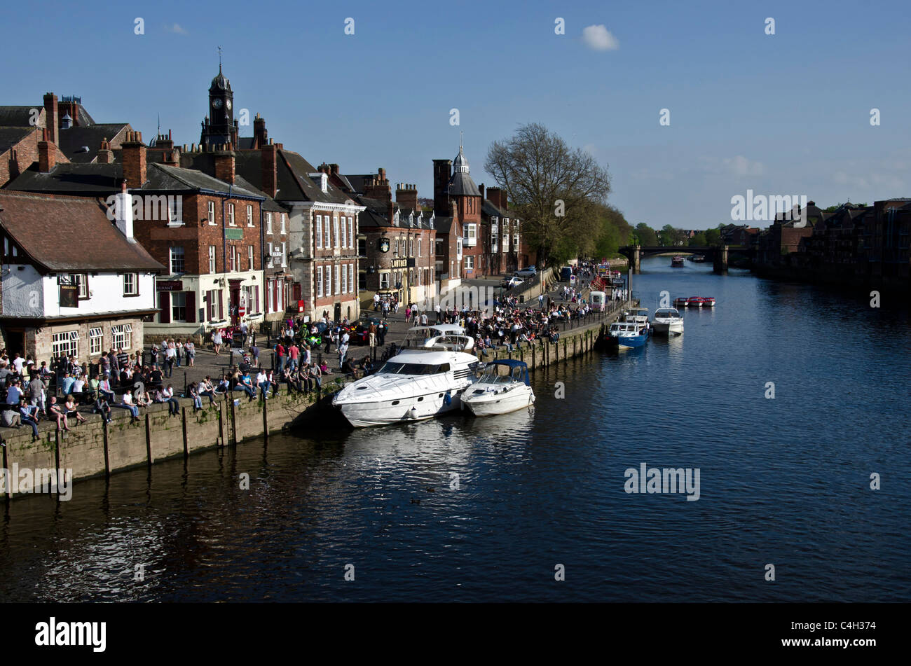 The River Ouse in York City Centre, England Stock Photo - Alamy