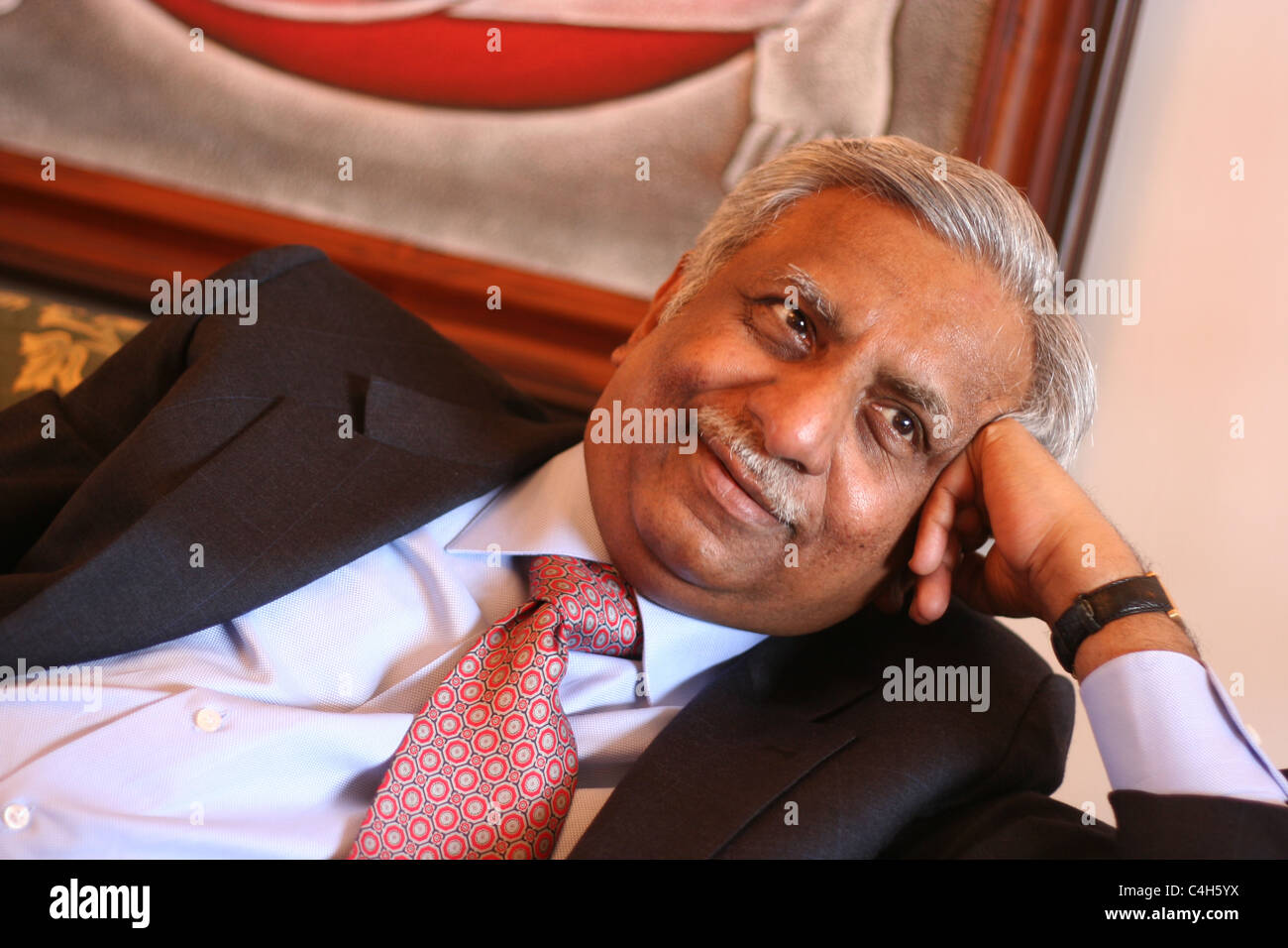 Naresh Goyal Head Jetairways jetairway india Stock Photo - Alamy