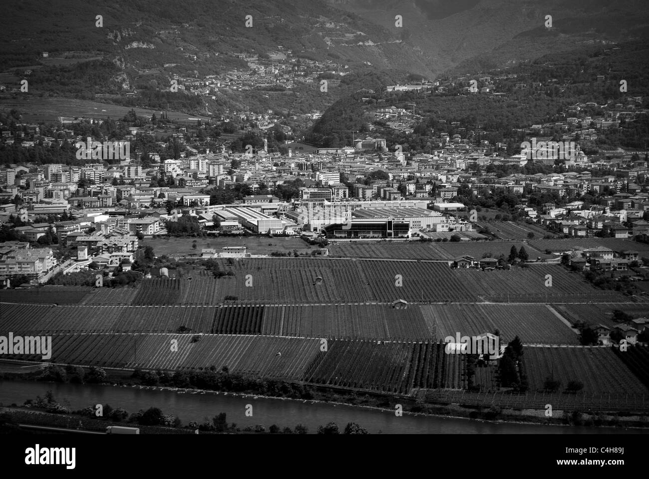 Italy suburbs Black and White Stock Photos & Images - Alamy