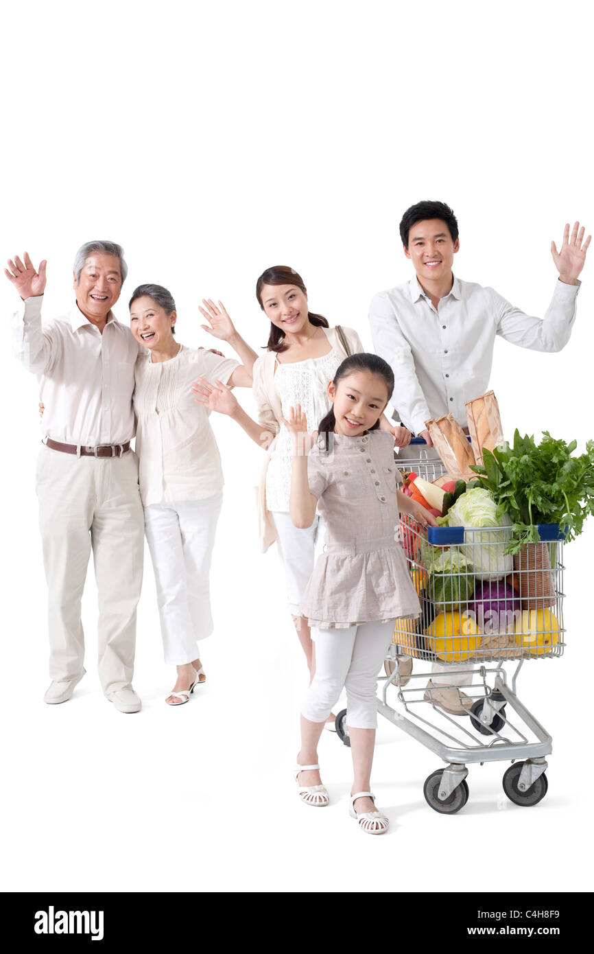 Multi Generational Family Grocery Shopping Stock Photo Alamy multi-generational-family-grocery-shopping-stock-photo-alamy