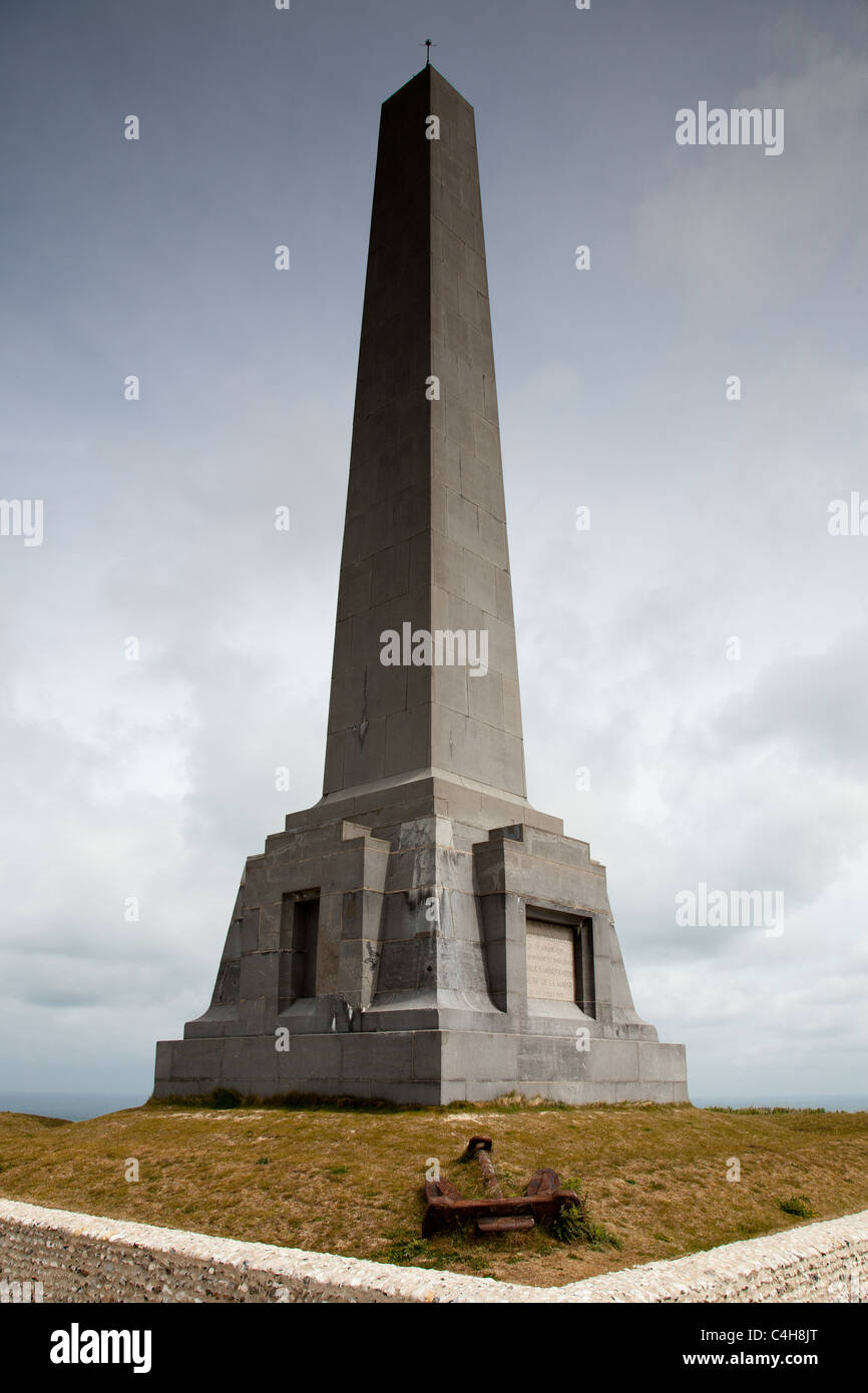 The World War One Dover Patrol memorial at Cap Blanc Nez in the Nord ...